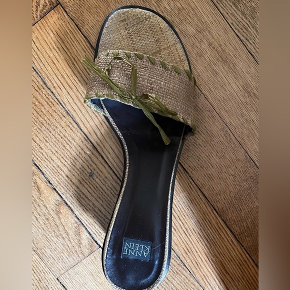 Anne Klein | Shoes | Raffia Straw Mules Vintage Anne Klein 99s | Poshmark